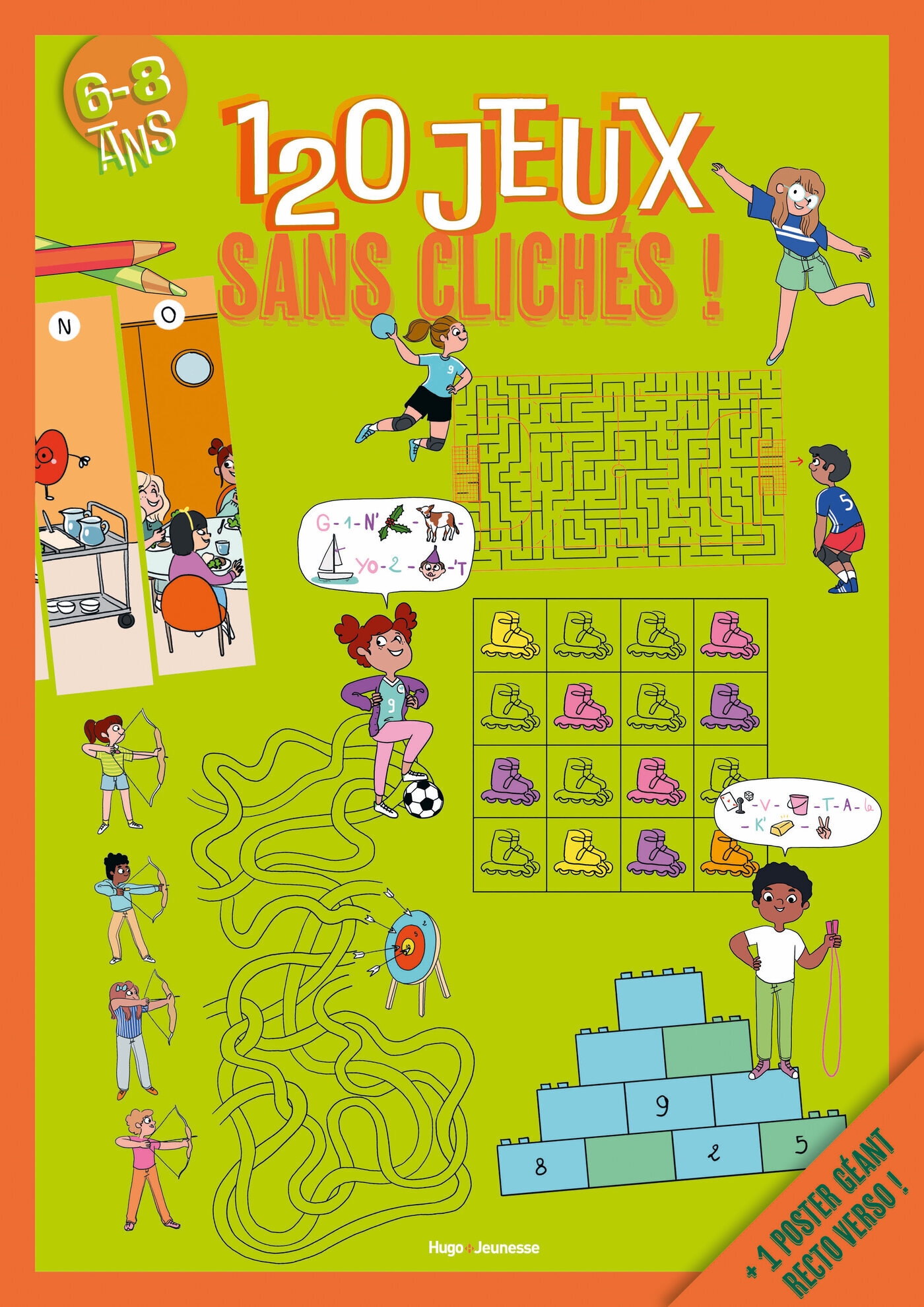 120 JEUX SANS CLICHES ! 5-8 ans - Hugo Publishing