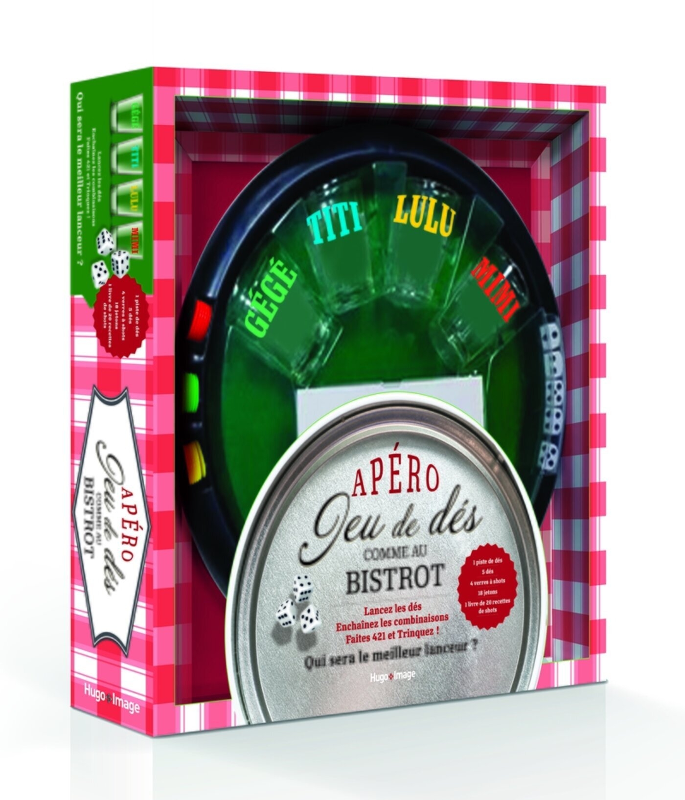Coffret apéro jeu de dés - Hugo Publishing