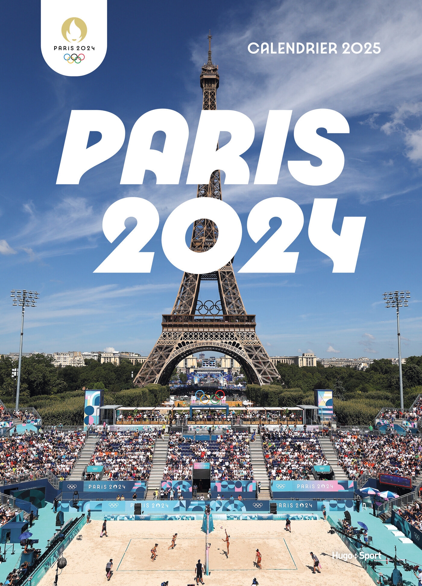 Grand format calendrier Paris 2024 - 2025 - Hugo Publishing
