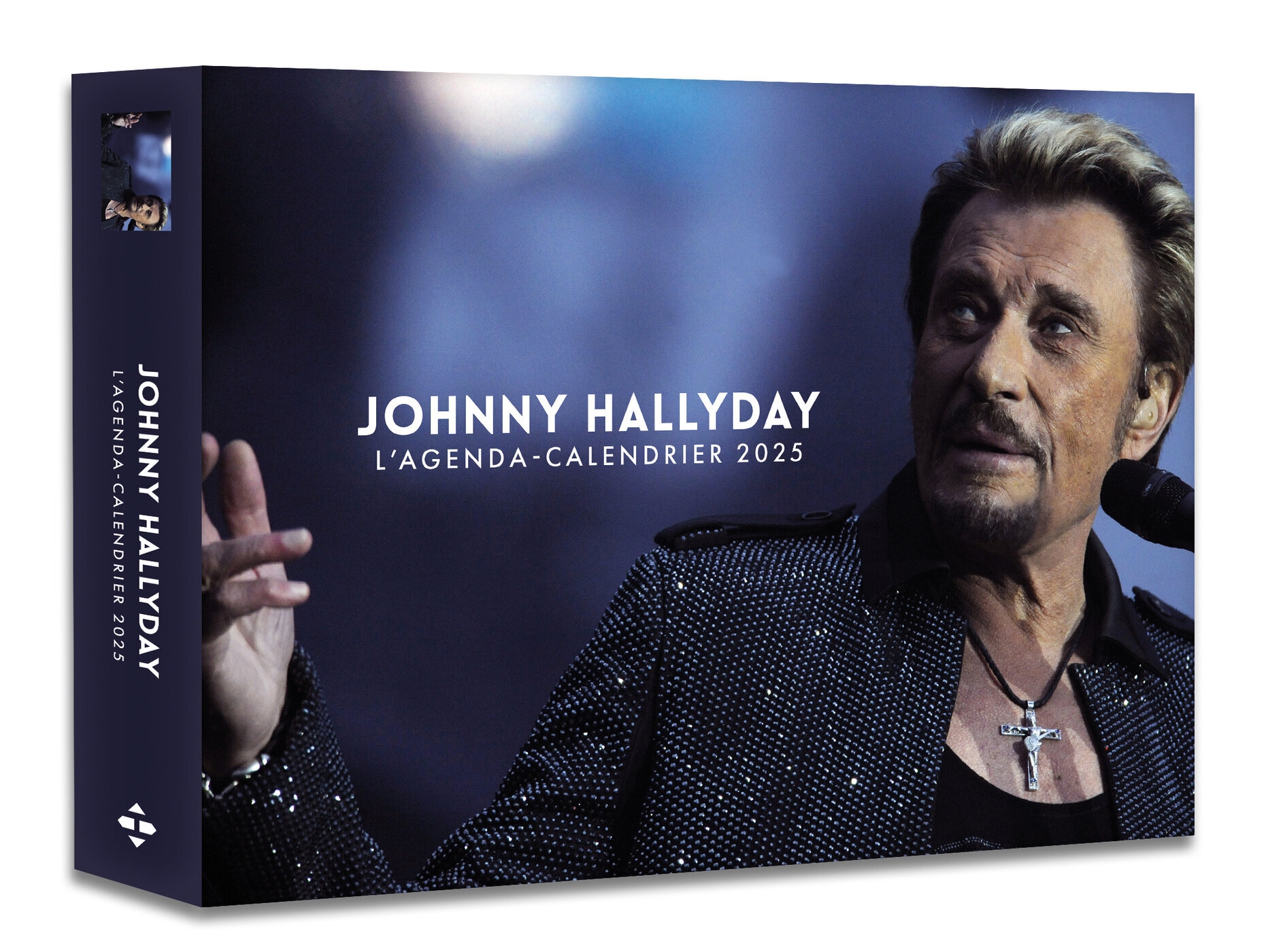 Agenda - Calendrier Johnny Hallyday 2025 - Hugo Publishing