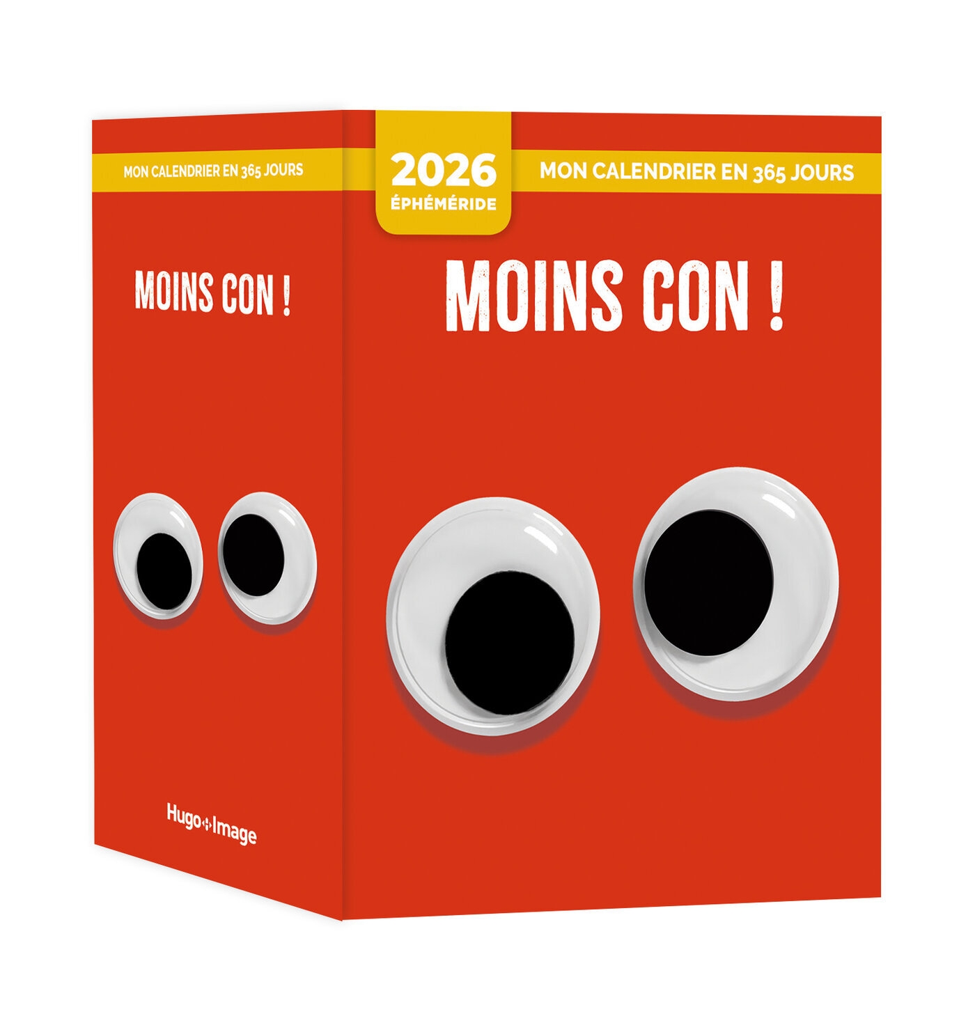 Mon calendrier 2026 - Moins con ! - Hugo Publishing
