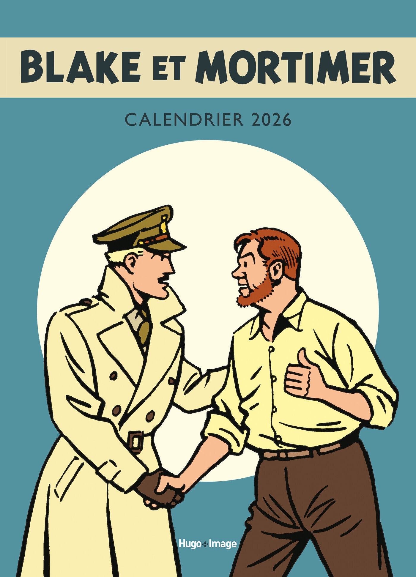 Calendrier mural Blake et Mortimer 2026 - Hugo Publishing